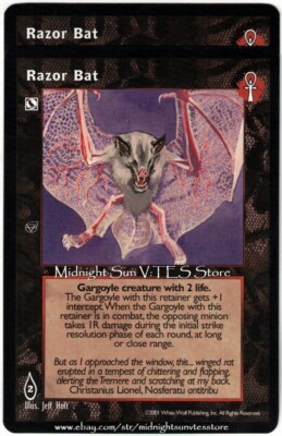 Razor Bat x2 Bloodlines V:TES VTES Vampire CCG | eBay