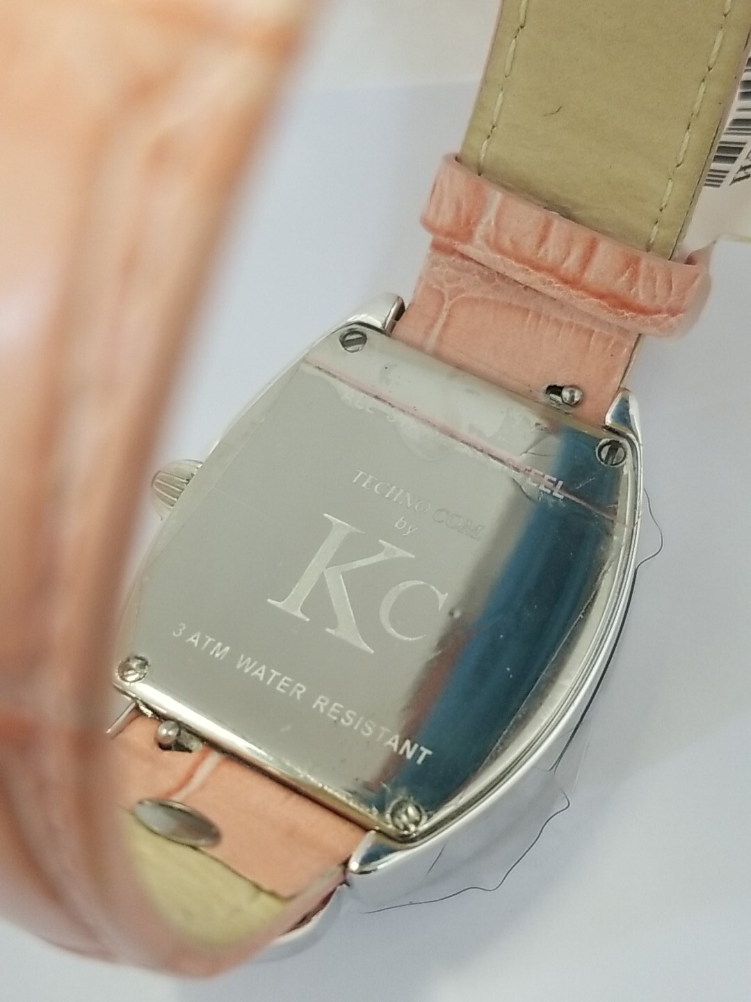 Techno by KC Ladies /Women's Watch/ Diamonds/Pink Leather Band ...
