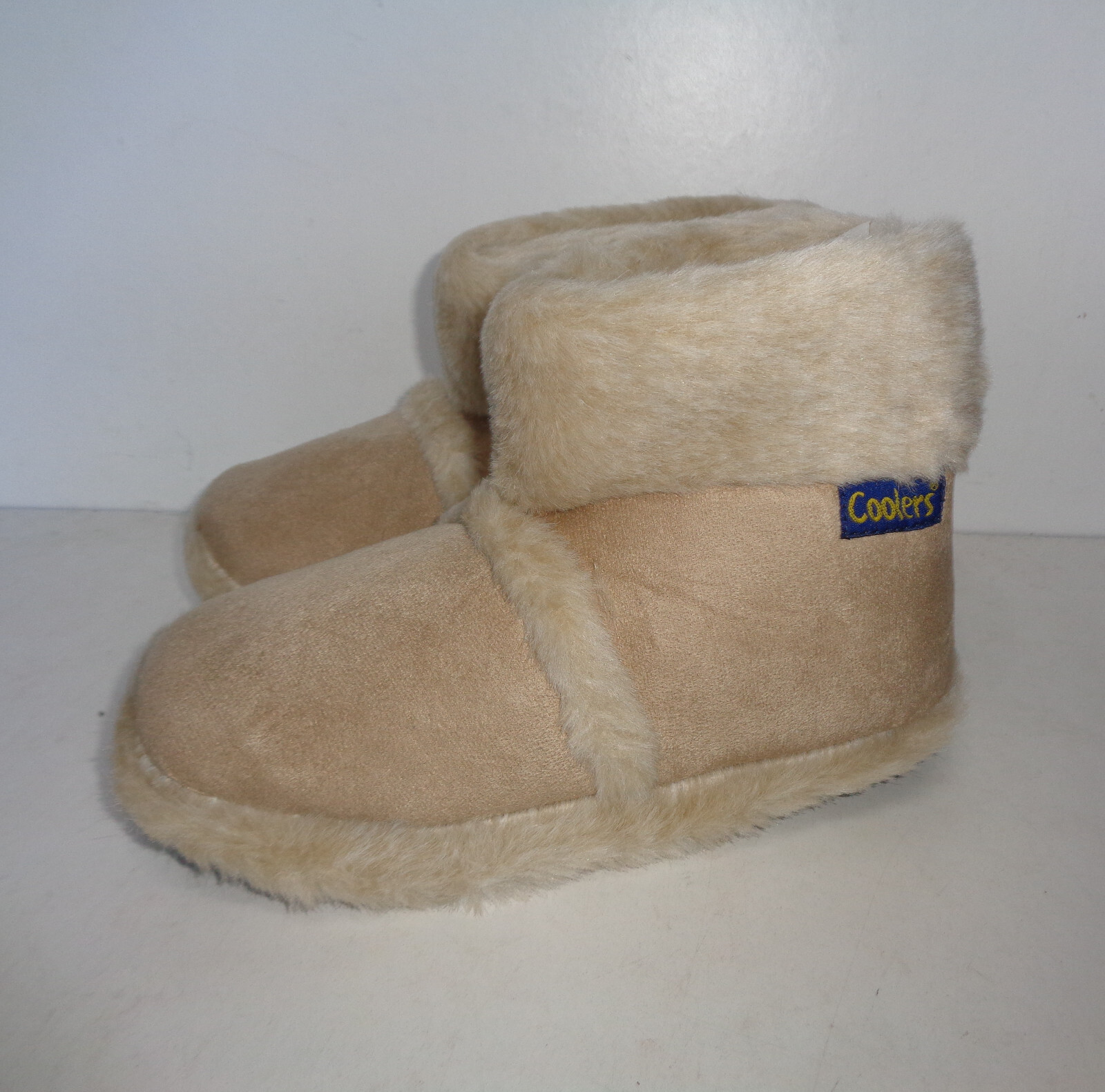 Womens Coolers Fluffy Warm Cosy Ankle Ladies Winter Bootee Slippers New ...