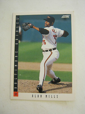 1993 Score #440 Alan Mills Baseball Card, Very Good Cond (EB1-31) | eBay