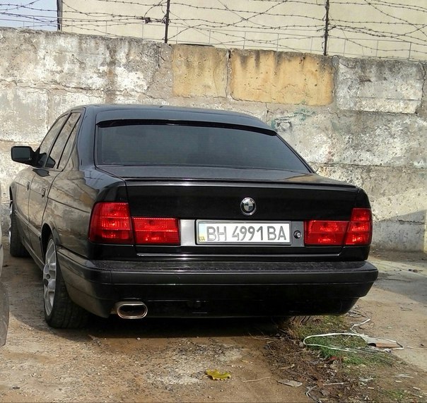 BMW E34 Spoiler lip 520 525 530 540 M5 Type Rear Roof Spoiler Wing bmw ...