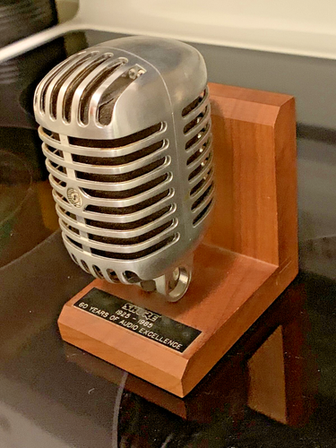 VINTAGE SHURE 55SH MICROPHONE 1925-1985 60 years of audio excellence ...