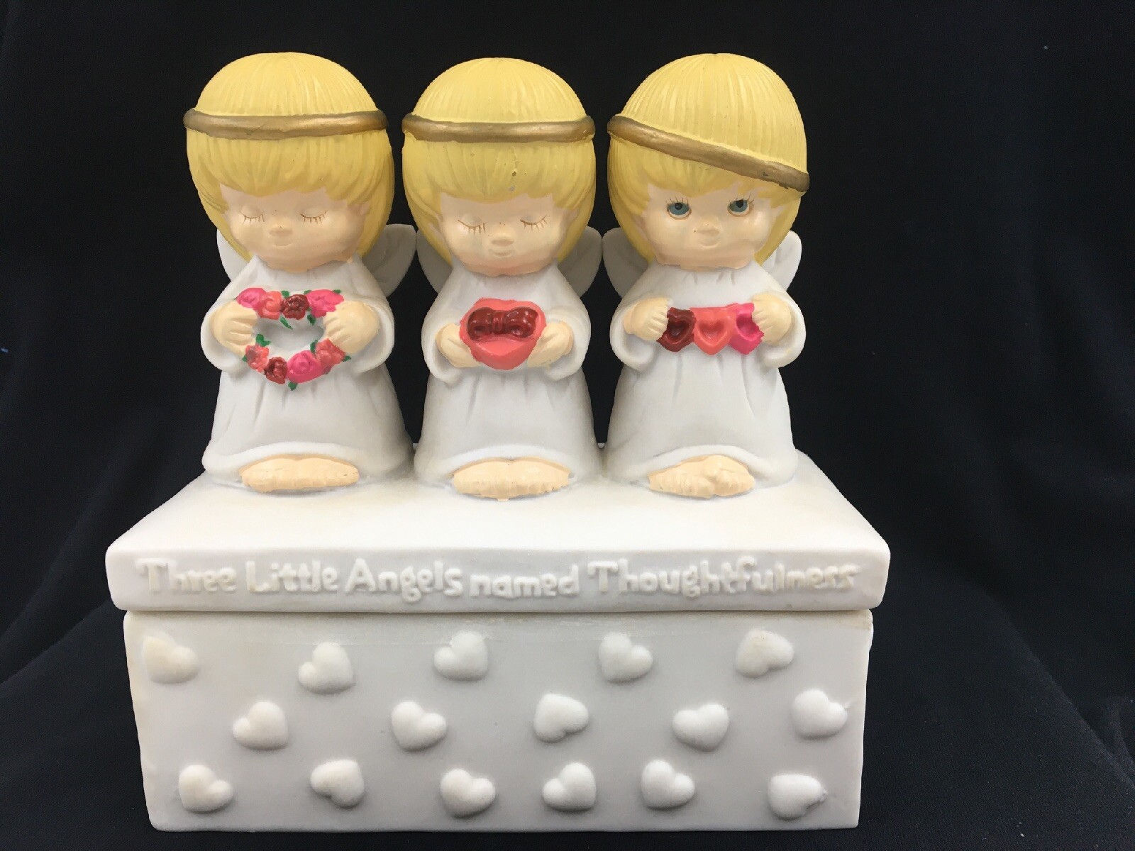 Hallmark Trinket Box Three Angels Named Thoughtfulness Kindness ...
