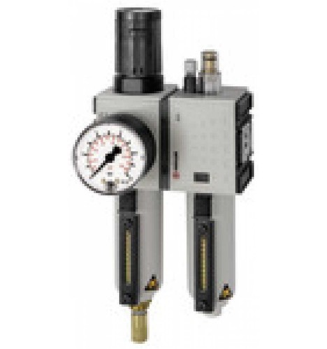 Riegler Wartungseinheit 2-tlg. »FUTURA«, MBeh., BG 4, G 1, 0,5-10 bar ...