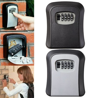 4 Digit Key Safe Box Wall Mounted Outdoor High Security Code Lock ...