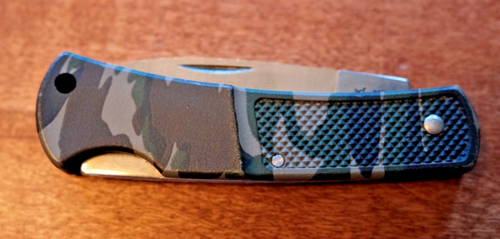Case XX 225 L SS Pocket Knife Green Camo Made in USA | eBay