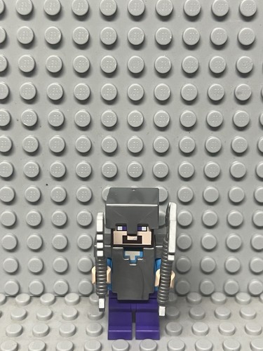 LEGO Minecraft Steve with Full Iron Armor Minifigure | eBay