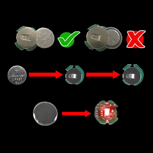 LED Magnetron Switch Wireless Lighting Module DIY Gundam Model Car Toys ...