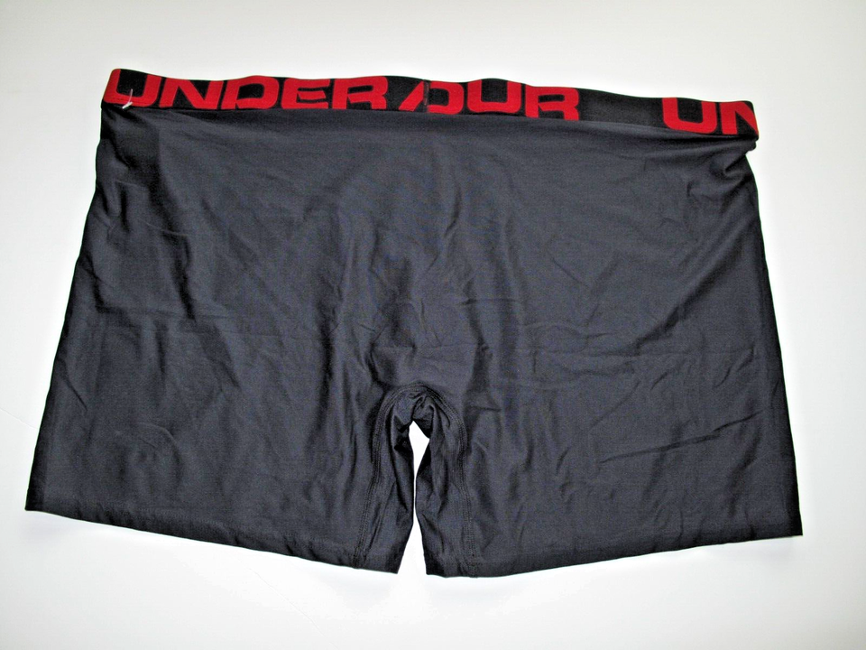 Under Armour Brand Big & Tall Men's 5XL/5X Black Red Boxer Briefs UA ...