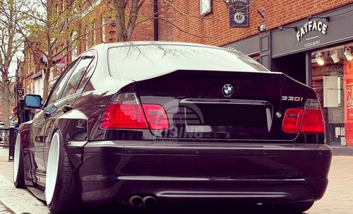 E46 ducktail trunk Spoiler M3 bmw e46 sedan Spoiler lip JDM style | eBay