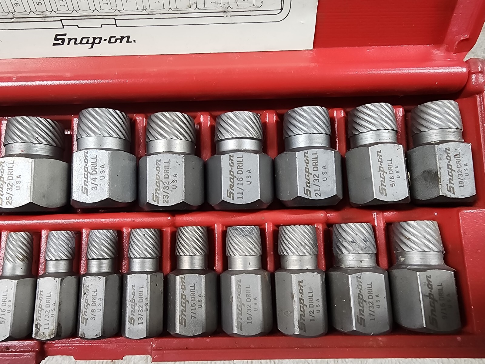 Snap-on RTD40 Rethreading Set SAE and Metric Plus 3 Thread Files 41pcs ...
