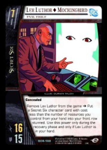 VS System: Lex Luthor, Mockingbird - Evil Exile [Played] DC Infinite ...