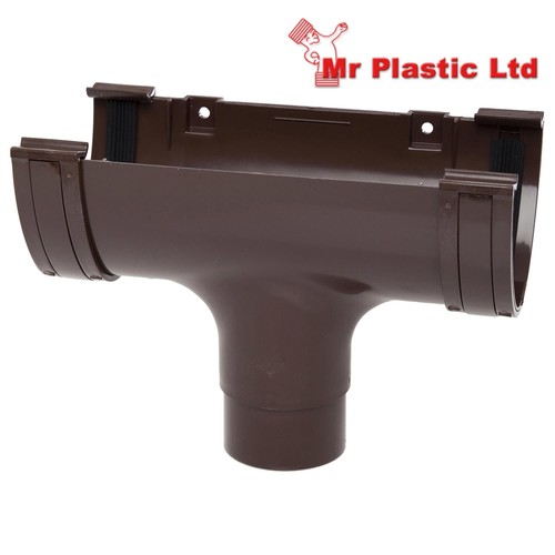 Polypipe 117mm Polyflow, Deep Capacity, Deep Flow Gutter Fittings in ...