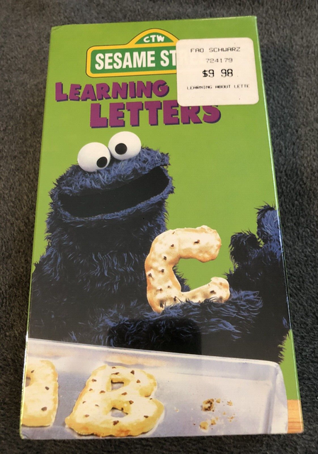 Sesame Street - Learning About Letters (VHS, 1996) for sale online | eBay