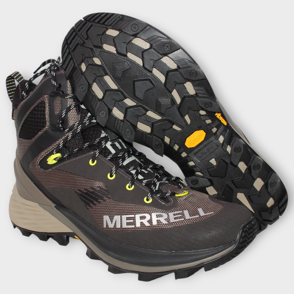 Merrell Rogue Hiker Mid GTX Boots Men's 12 Hiking Boulder Vibram ...