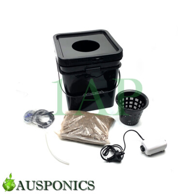 SINGLE POT 20L DWC (DEEP WATER CULTURE) Hydroponics Indoor Plant Water ...