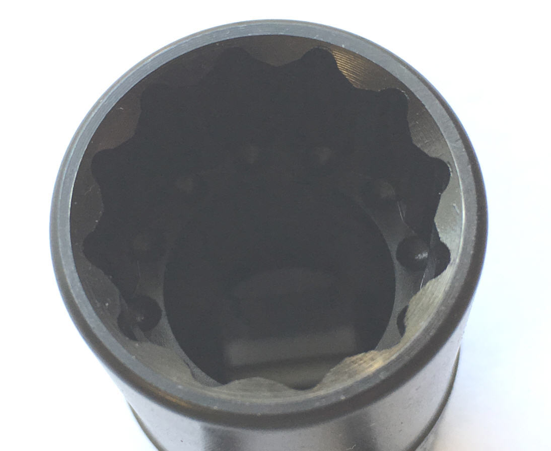 EPIC TOOLS 21mm BI-HEX Scaffolders Impact Gun Socket 52mm Length with ...