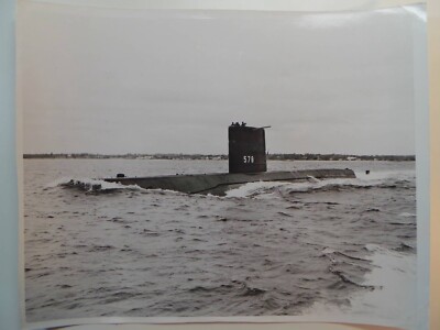 USS SKATE SSN-578 Atomic Nuclear Submarine ORIGINAL Official USN NAVY ...