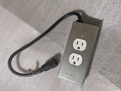 Metal Power Outlet Box Commercial Industrial Grade WAP SW Mount Strip ...