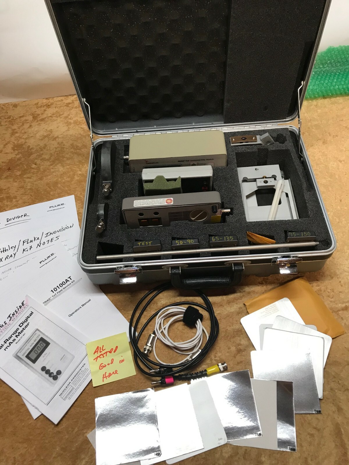 fluke keithley TNT Triad xray test kit mas radcal unfors inovision ...