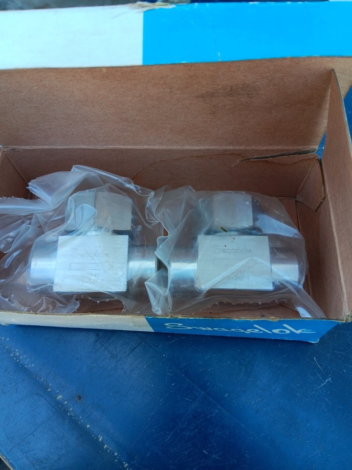 Swagelock ss-56f4 lift check valve new old stock | eBay