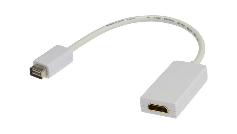 Adapter mini-DVI / HDMI FHD@60 (wtyk / gniazdo) 10cm | eBay