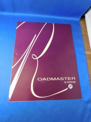 BUICK ROADMASTER CAR DEALER SALE BROCHURE ADVERTISING VINTAGE 1992 FOLD ...