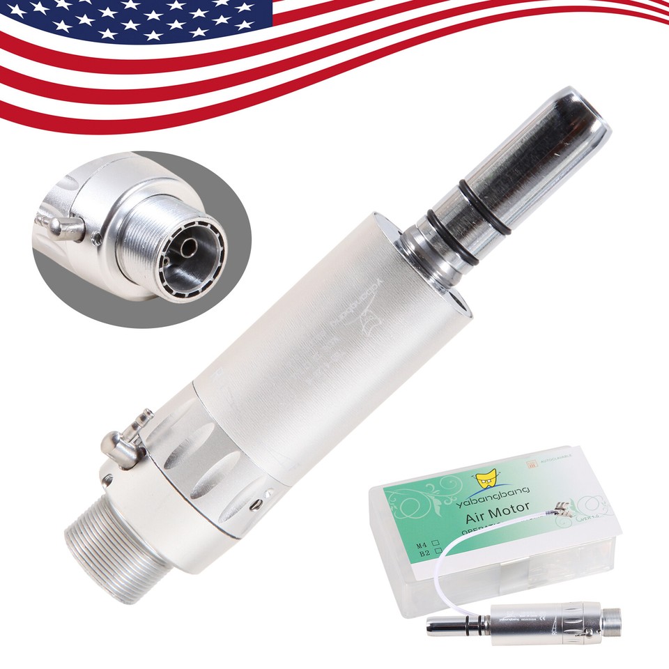 Dental Slow Low Speed Handpiece Straight Contra Angle Air Motor 2Hole ...