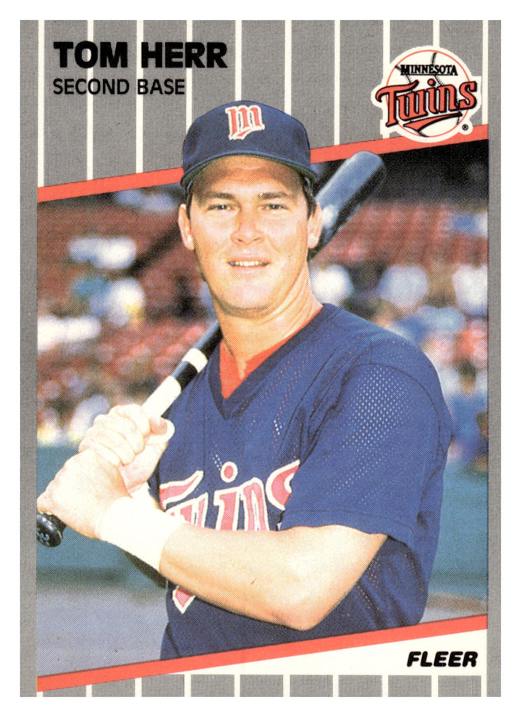 1989 Fleer 115 Tom Herr Minnesota Twins | eBay