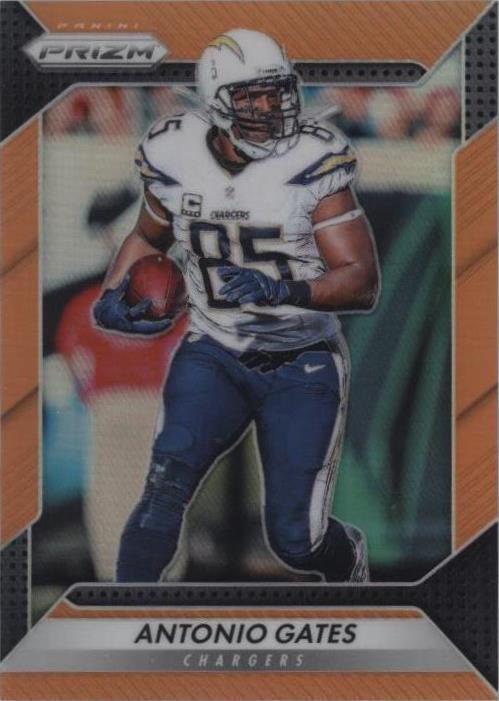 2016 Panini Prizm - Antonio Gates #116 Orange Prizm /299 for sale ...