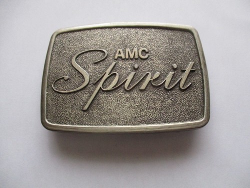 Vintage NOS AMC Spirit Belt Buckle American Motors Co Accessory Emblem ...