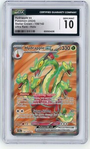 Hydrapple ex 2024 Scarlet & Violet: Stellar Crown #156/142 Ultra Rare ...