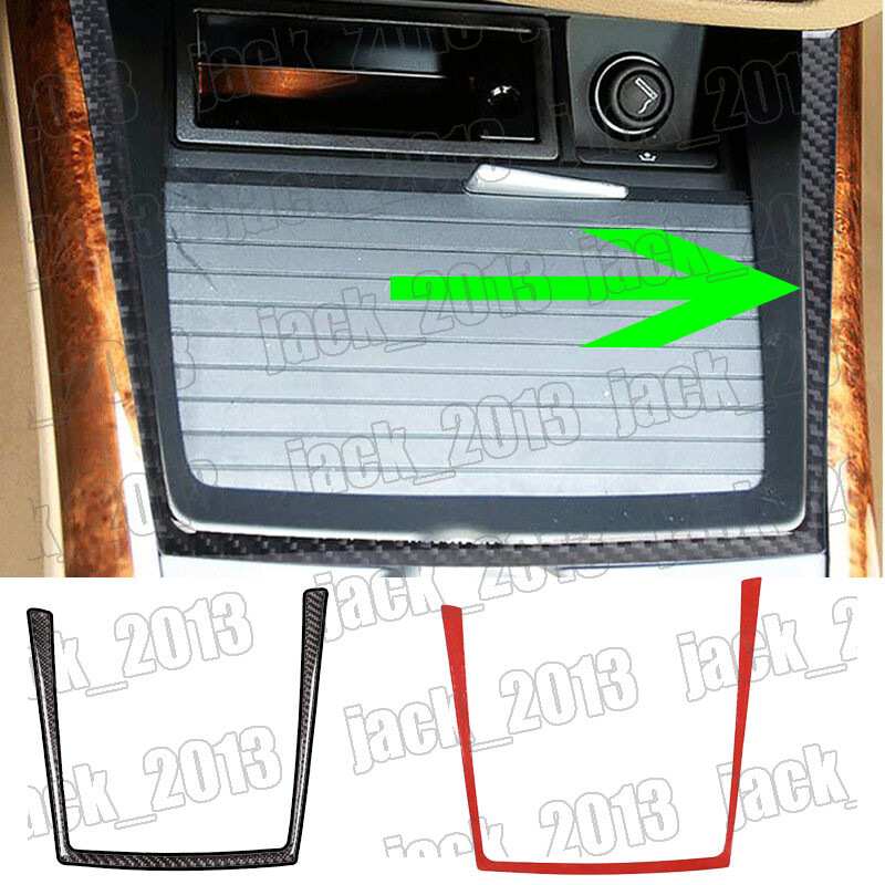 for BMW X5 E70 2007 -2013 Real Carbon Fiber Console Front Water Cup ...