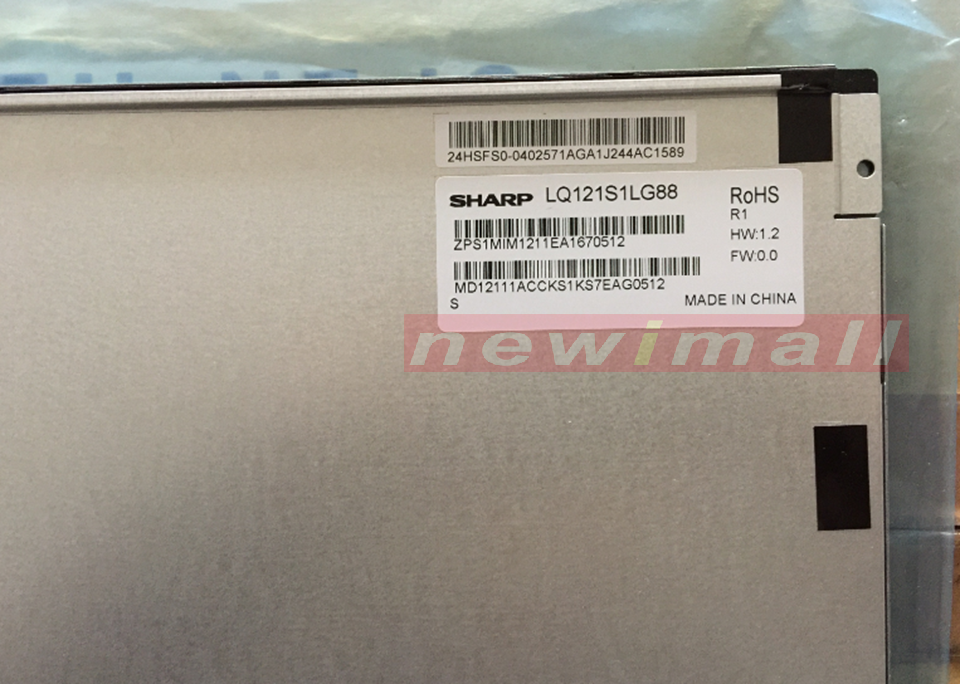 12.1" inch LQ121S1LG88 LED LCD display screen panel for Sharp 800x600 ...