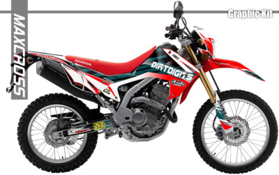 HONDA CRF250L CRF250M 2012-2020' MAXCROSS GRAPHICS KIT DECALS FULL ...