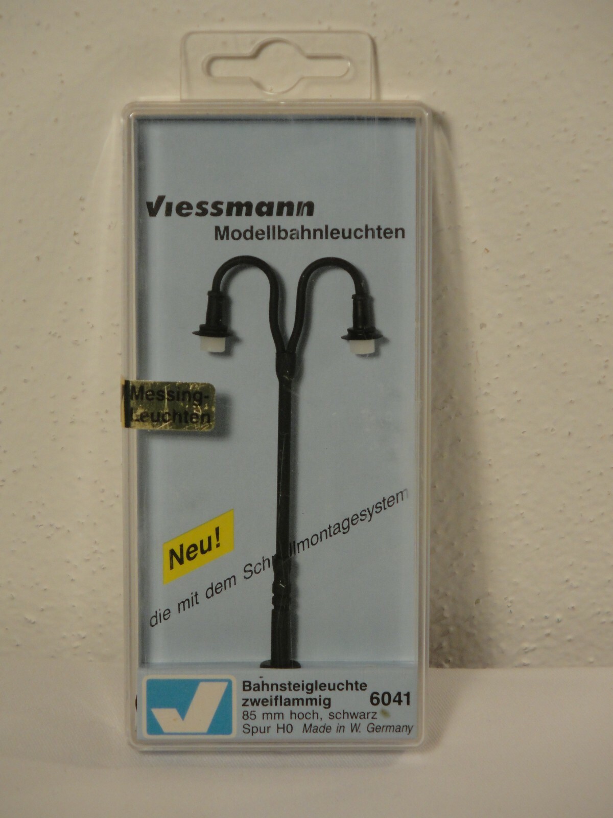 Viessmann 6041 H0 Bahnsteigleuchte 2-flammig H 85mm schwarz NEU OVP | eBay
