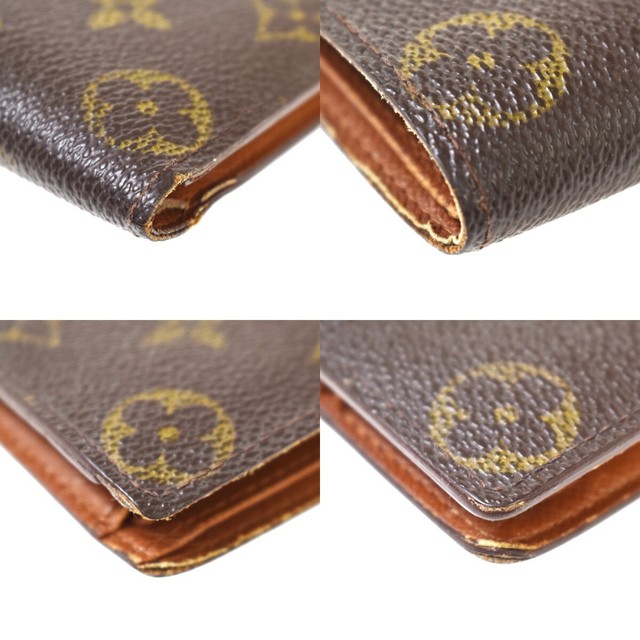 Louis Vuitton Wallet M61665 Porte Billets Cartes Credit Browns Monogram ...