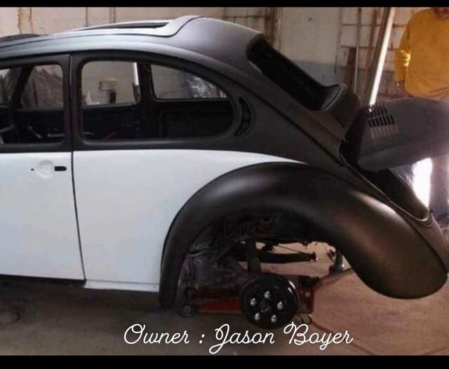 1949-1977 VW Beetle / 71-79 VW Super Beetle rear fenders 3" Wider Than ...