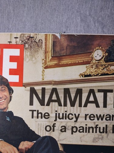 LIFE Magazine NOVEMBER 3, 1972, JOE NAMATH Photo Cover, LARRY BURROWS ...