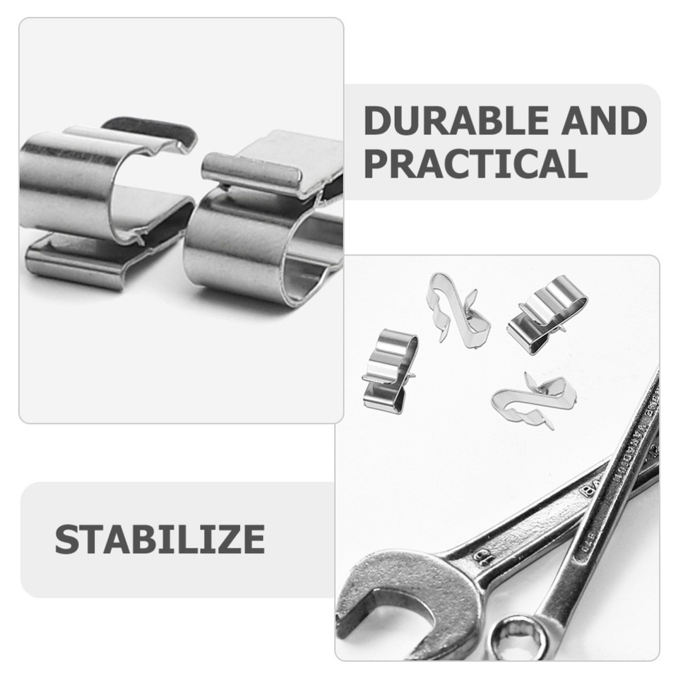 50 Pcs Clips Trailer Frame Wire Clips Stainless Steel Wire Clamp | eBay