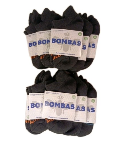 (10 Pairs) BNWT Bombas Ankle Socks XS Extra Small (Fits Kid Size 1-6 ...