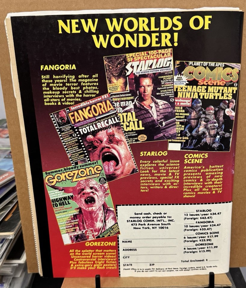 Fantaco 1991 HORROR YEARBOOK - FantaCo Enterprises 1991 - Chas. Balun ...