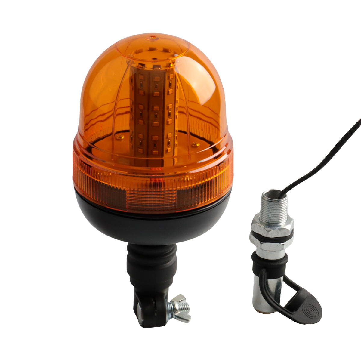 LED Emergency Flashing Amber Rotating Beacon Strobe Lights For Tractor ...