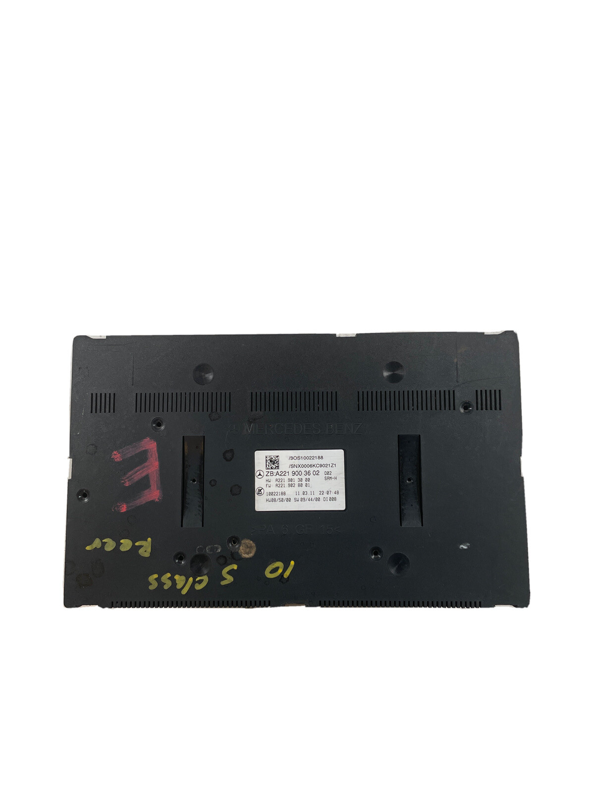 A052 - W221 MERCEDES 07-13 S Class Rear Sam Control Module 2219003602 ...