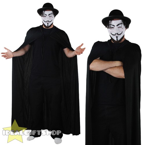ANONYMOUS ONE FANCY DRESS COSTUME MASK PROTEST HACKER HALLOWEEN GUY ...