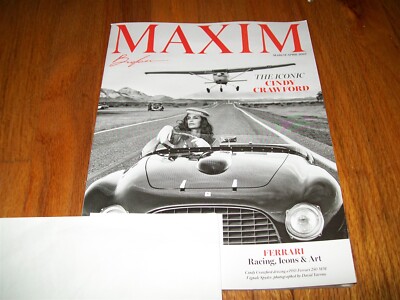 MARCH 2025 / APRIL 2025 MAXIM - CINDY CRAWFORD COVER - BRAND NEW! | eBay