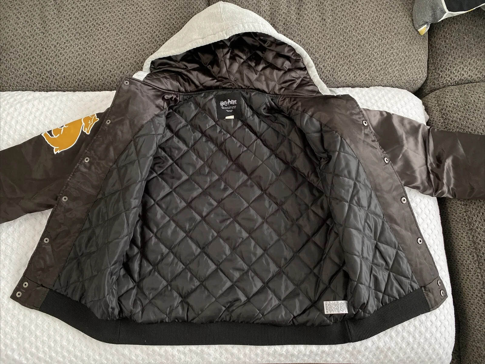 Harry Potter Hufflepuff Varsity Jacket Collector’s Ed… - Gem