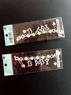 Set Of 4: Jolees Baby Bracelet Scrapbook Stickers 3D | eBay