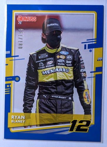 2021 DONRUSS RACING BLUE RYAN BLANEY 081/199 | eBay