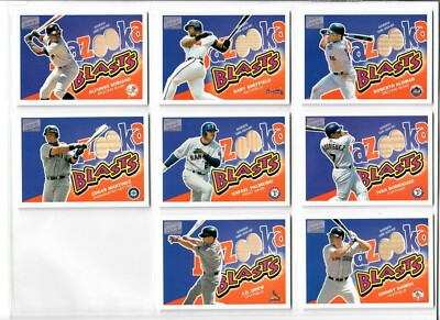 2003 Topps Bazooka Baseball BLASTS GAME-USED BAT You Pick PUDGE EDGAR ...